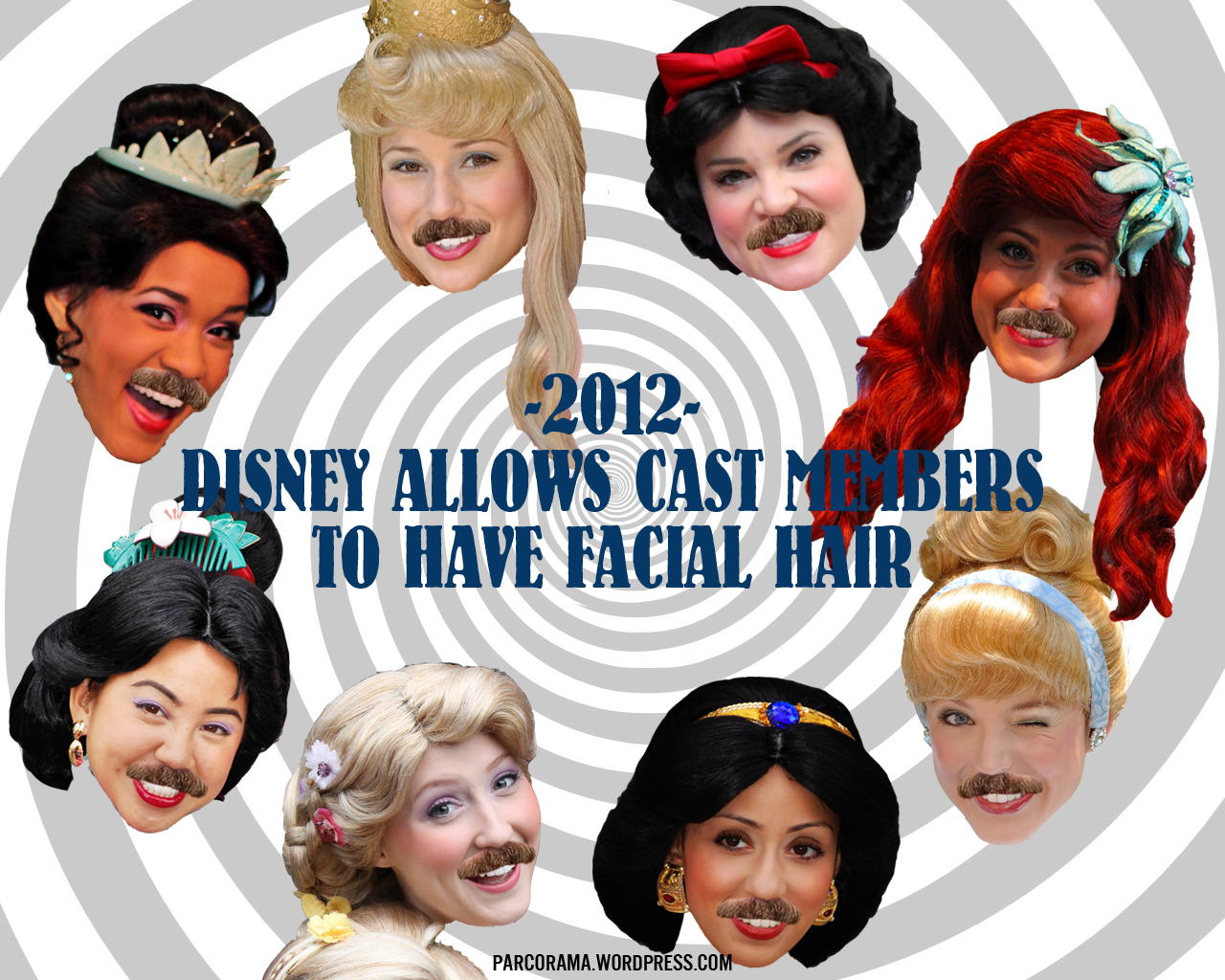 Disney finally allows employees to have a mustache | Le Parcorama